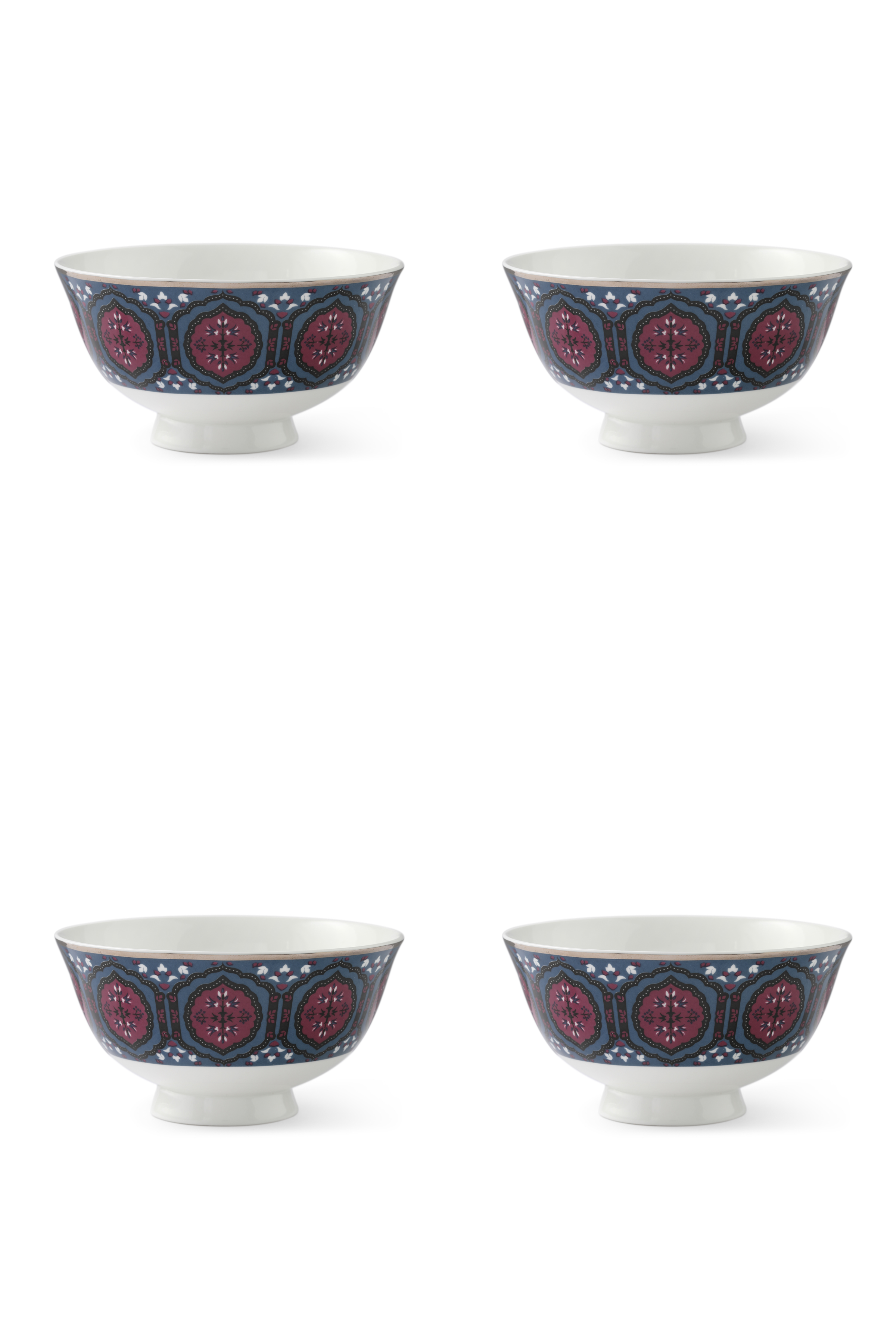 AJRAKH Flare Bowl Set Of 4 – TABLA TM